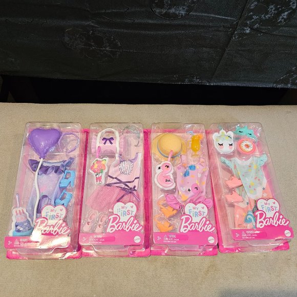 Barbie | Toys | Barbie My First Barbie Clothes Fashion Pack Bundle ...